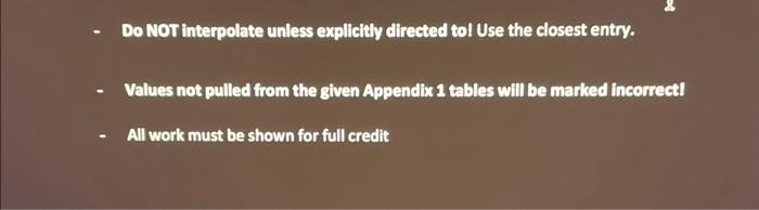 Solved - Do Not interpolate unless explicitly directed tol | Chegg.com