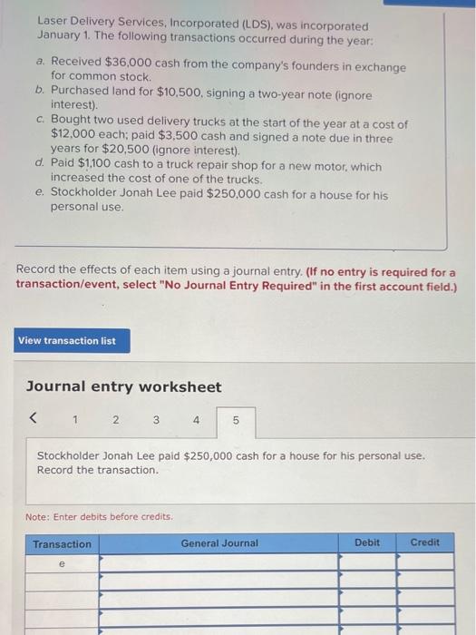 Solved Laser Dellvery Services, Incorporated (LDS), was | Chegg.com