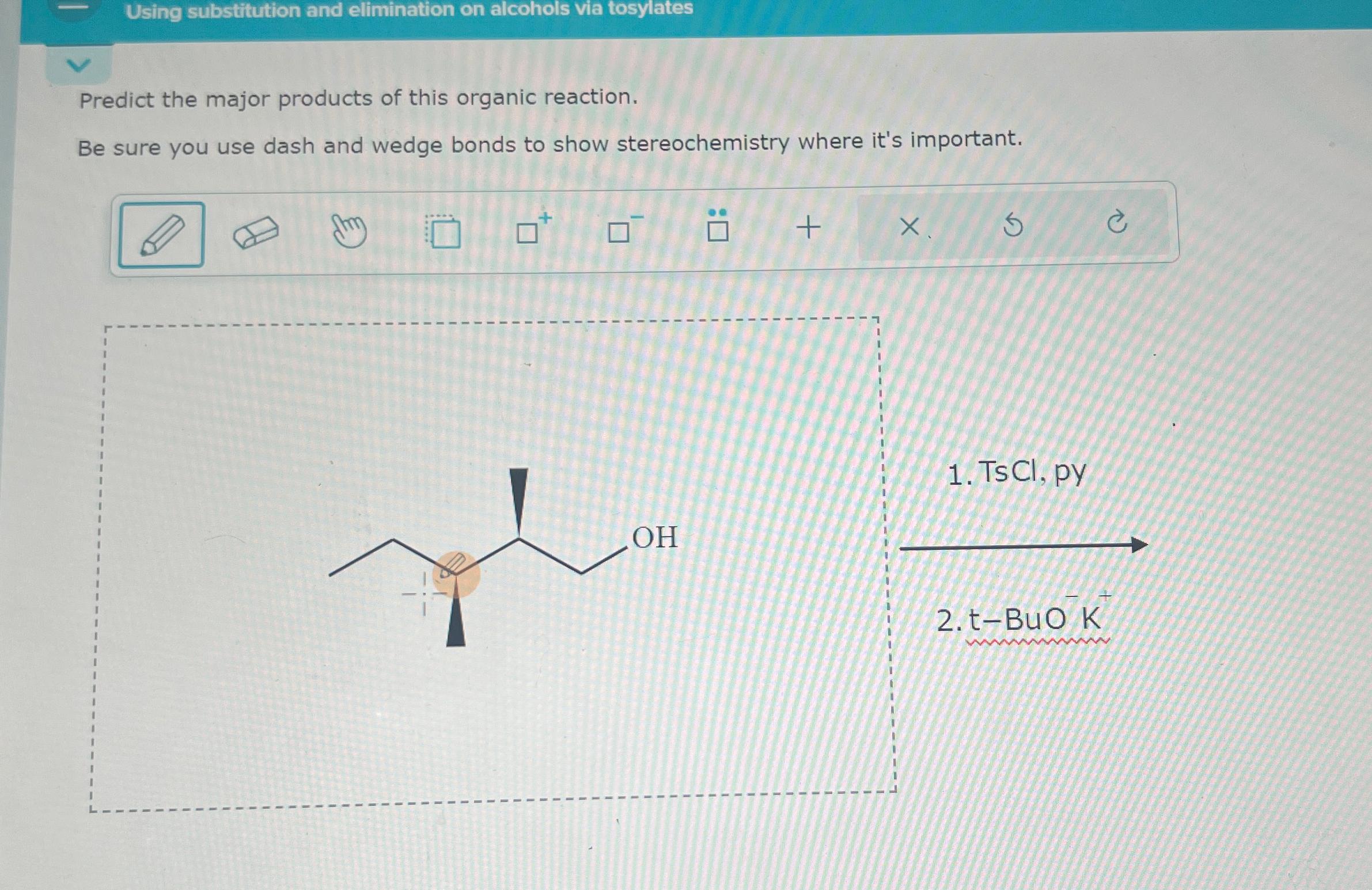 Solved Using substitution and elimination on alcohols via | Chegg.com