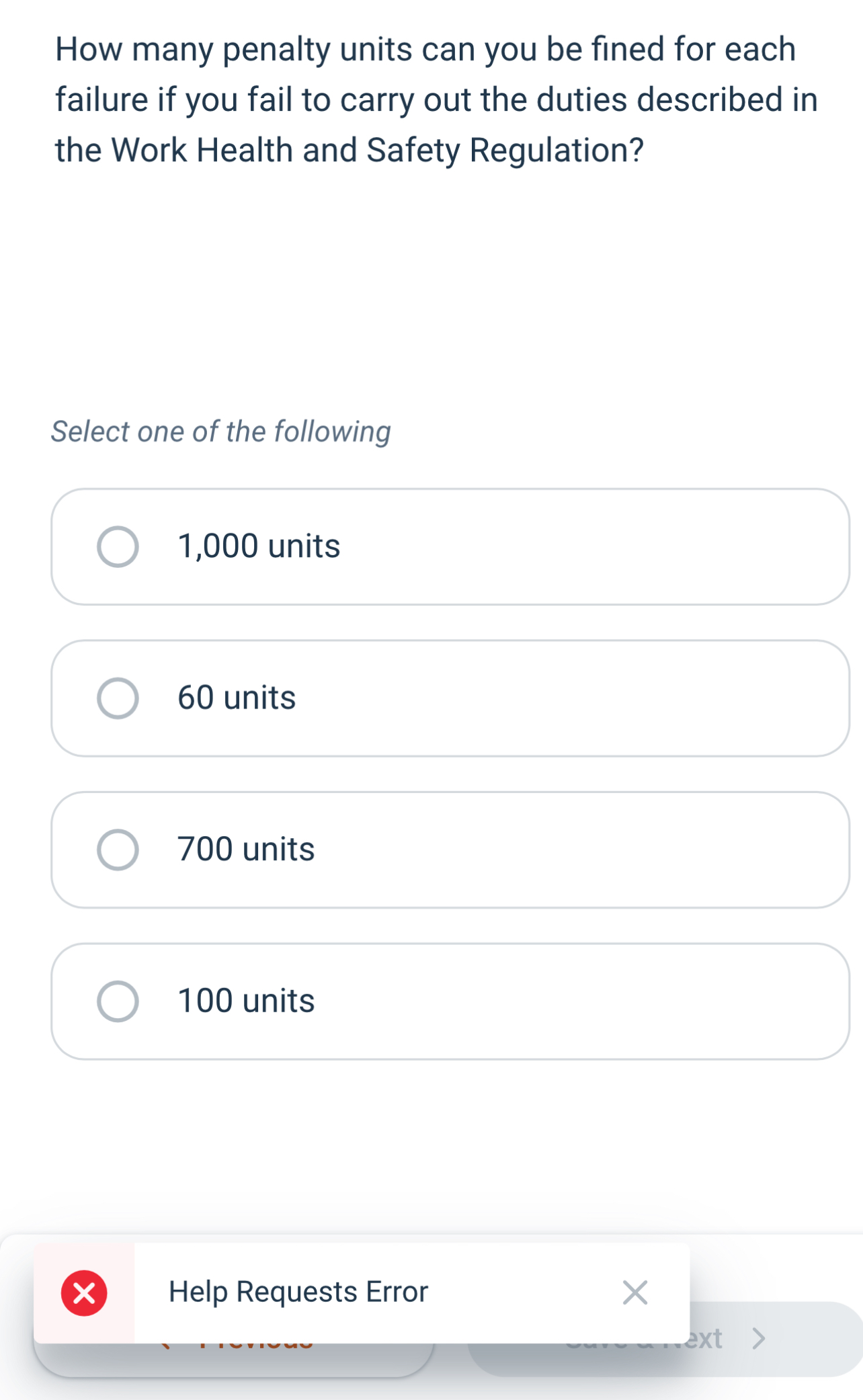 Solved How many penalty units can you be fined for each | Chegg.com