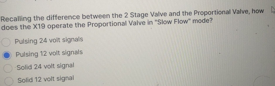 Solved Recalling the difference between the 2 ﻿Stage Valve | Chegg.com