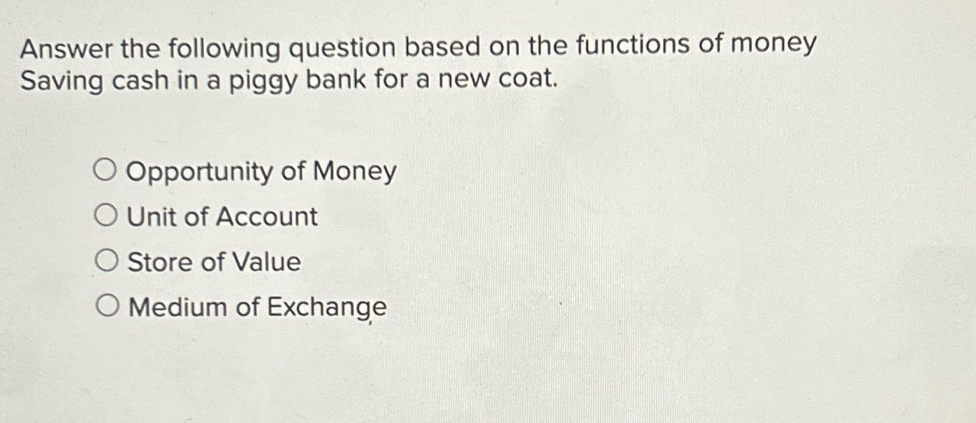 Solved Answer the following question based on the functions | Chegg.com