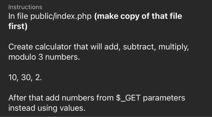 Solved Instructions In File Publicindexphp Make Copy Of 9648