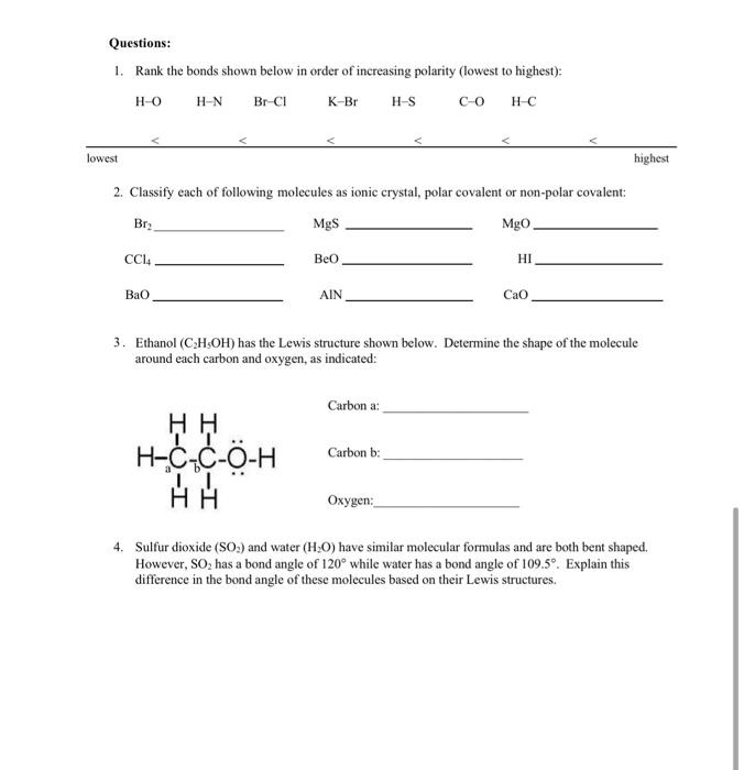 Solved Complete the attached worksheet following the | Chegg.com