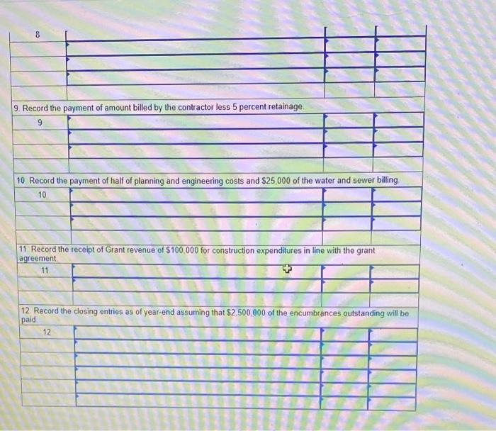 Exercise 5-26 (Static) Capital Projects Transactions | Chegg.com