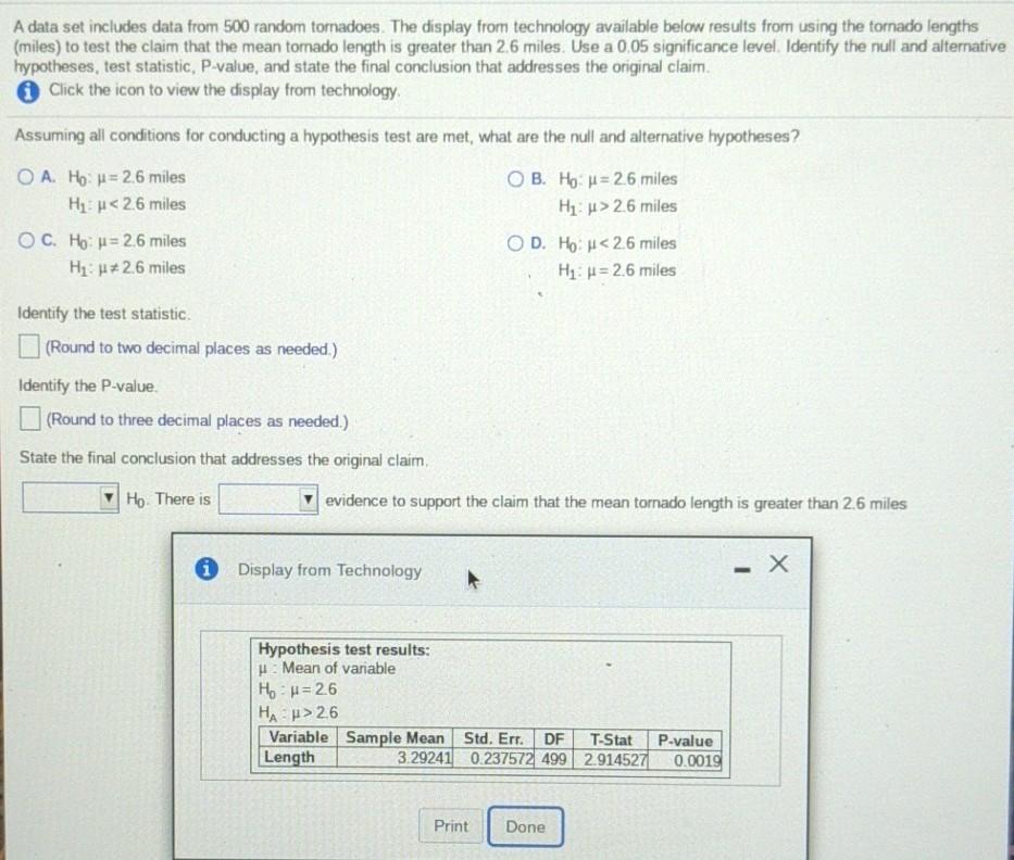 Solved A data set includes data from 500 random tornadoes. | Chegg.com