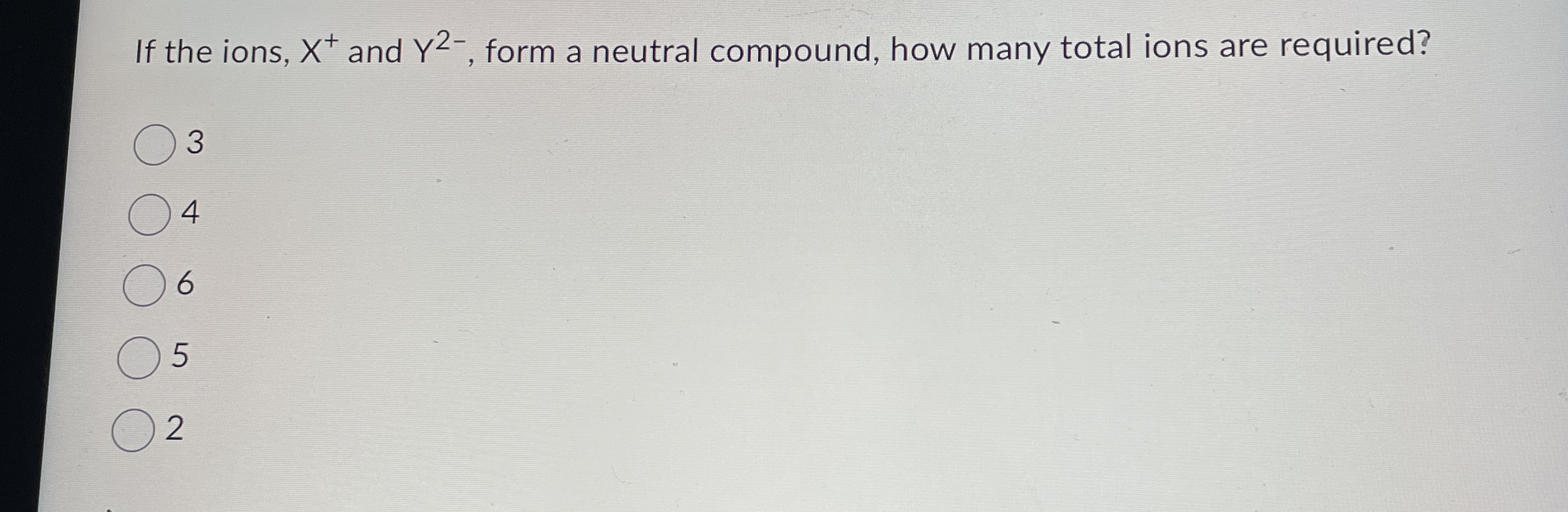 Solved If the ions, x+and Y2-, ﻿form a neutral compound, how | Chegg.com