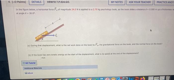 Solved PRACTICE ANOT 4. 1-12 Points) DETAILS HRW10 | Chegg.com Solved PRACTICE ANOT 4. 1-12 Points) DETAILS HRW10 | Chegg.com