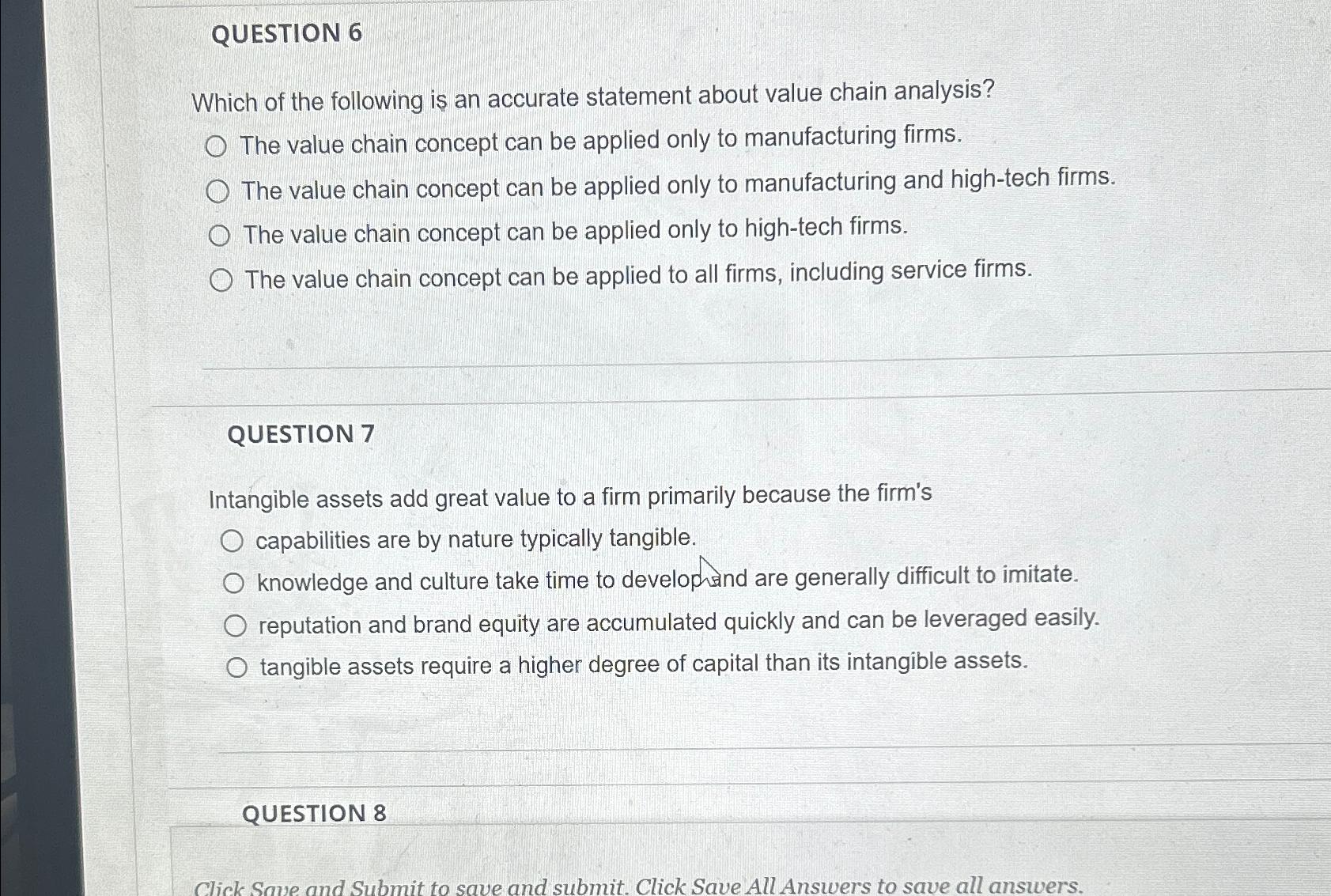 Solved QUESTION 6Which of the following is an accurate | Chegg.com