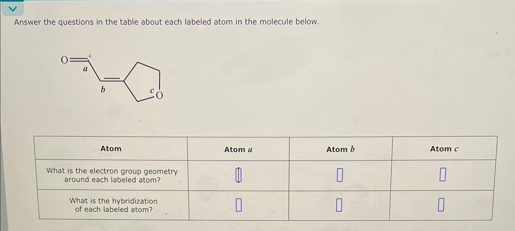 Solved Answer the questions in the table about each labeled | Chegg.com
