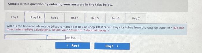 Solved can i get help finding the numbers for Req 1, Req 2, | Chegg.com