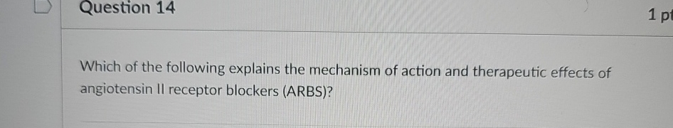 Solved Question 14Which of the following explains the | Chegg.com