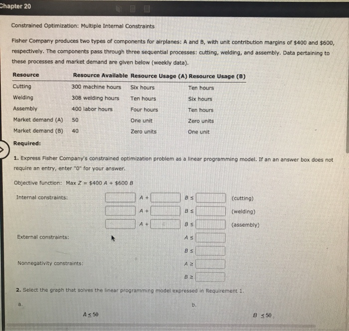 Solved Chapter 20 Constrained Optimization: Multiple | Chegg.com