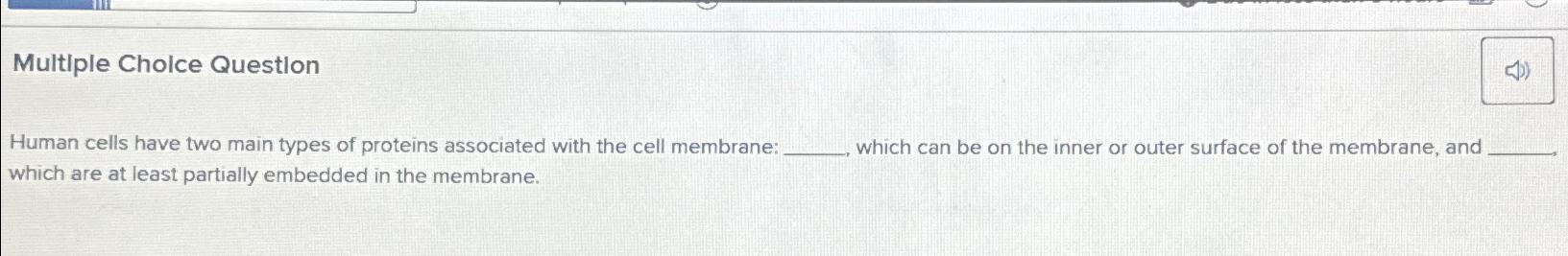Solved Multiple Cholce QuestionHuman cells have two main | Chegg.com