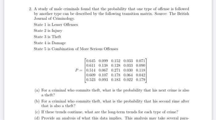 Solved 1. The model for the Ehrenfest chain, named after | Chegg.com