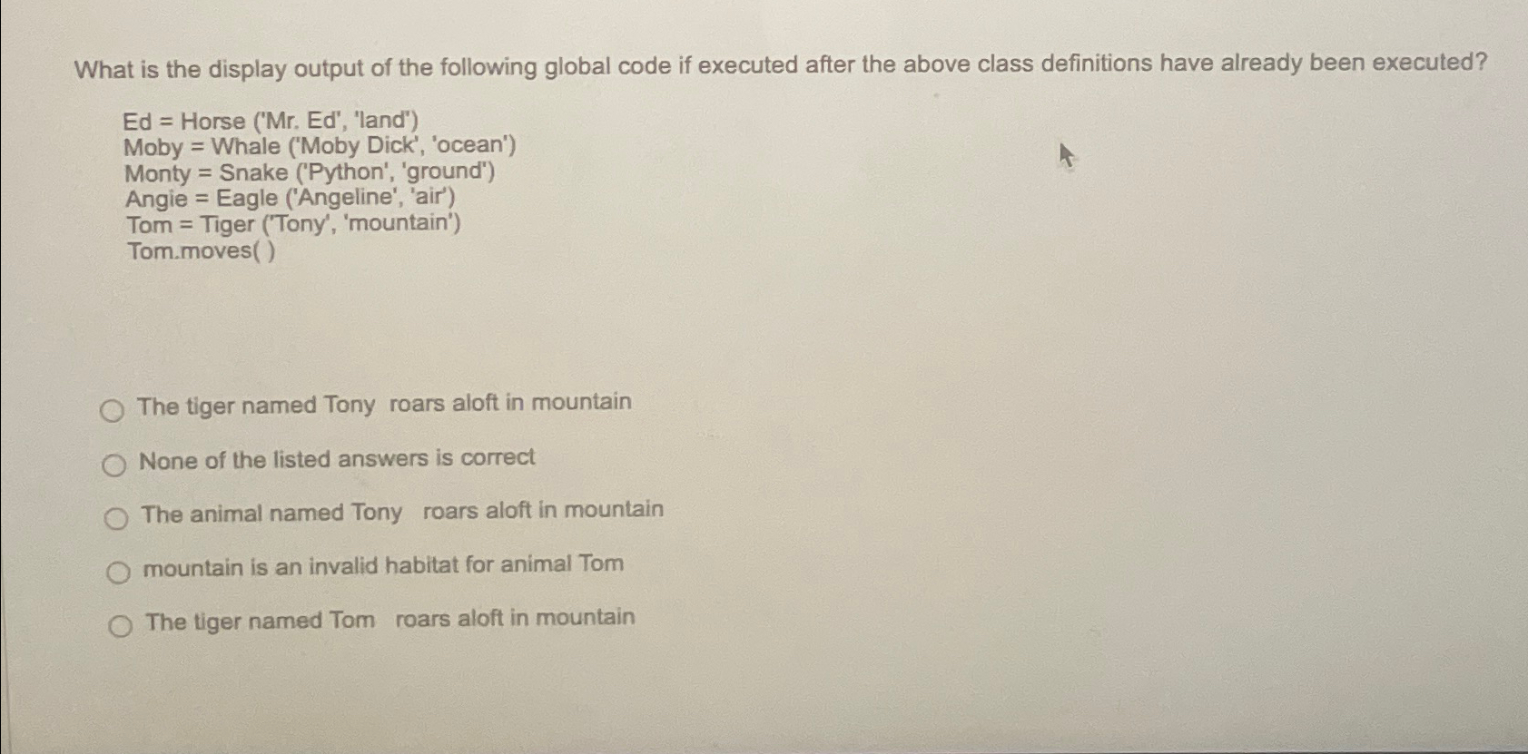 Solved What is the display output of the following global | Chegg.com
