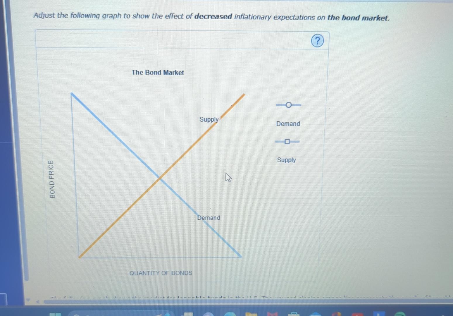 Solved Adjust the following graph to show the effect of | Chegg.com