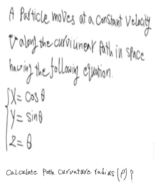 A Particle moves at a constant Velocity E along the | Chegg.com