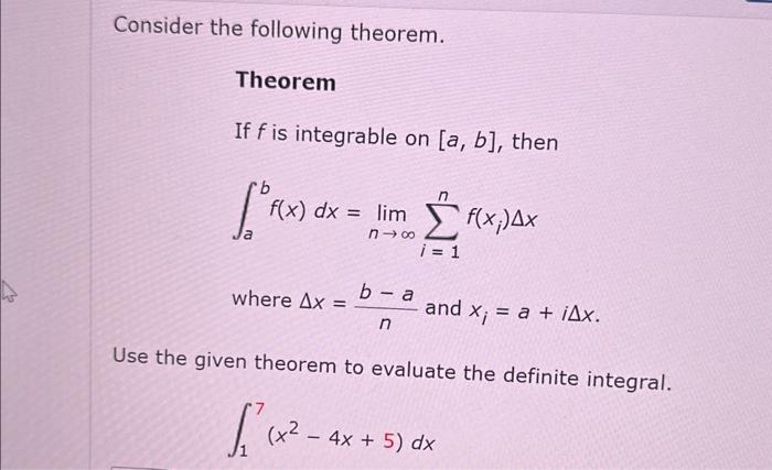 Solved Consider the following theorem. Theorem If f is | Chegg.com