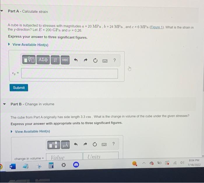 Solved A material is homogenous and isotropic when it has a | Chegg.com