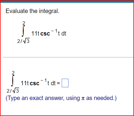 Solved Evaluate the | Chegg.com