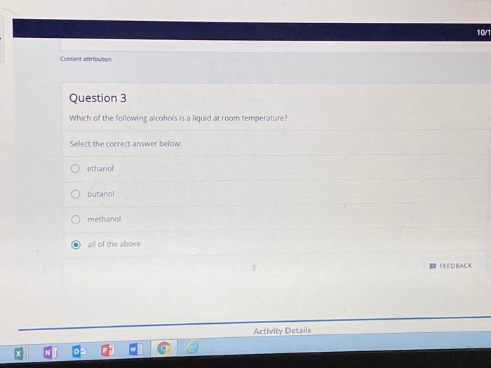 Solved 10/1 Content attribution Question 3 Which of the | Chegg.com