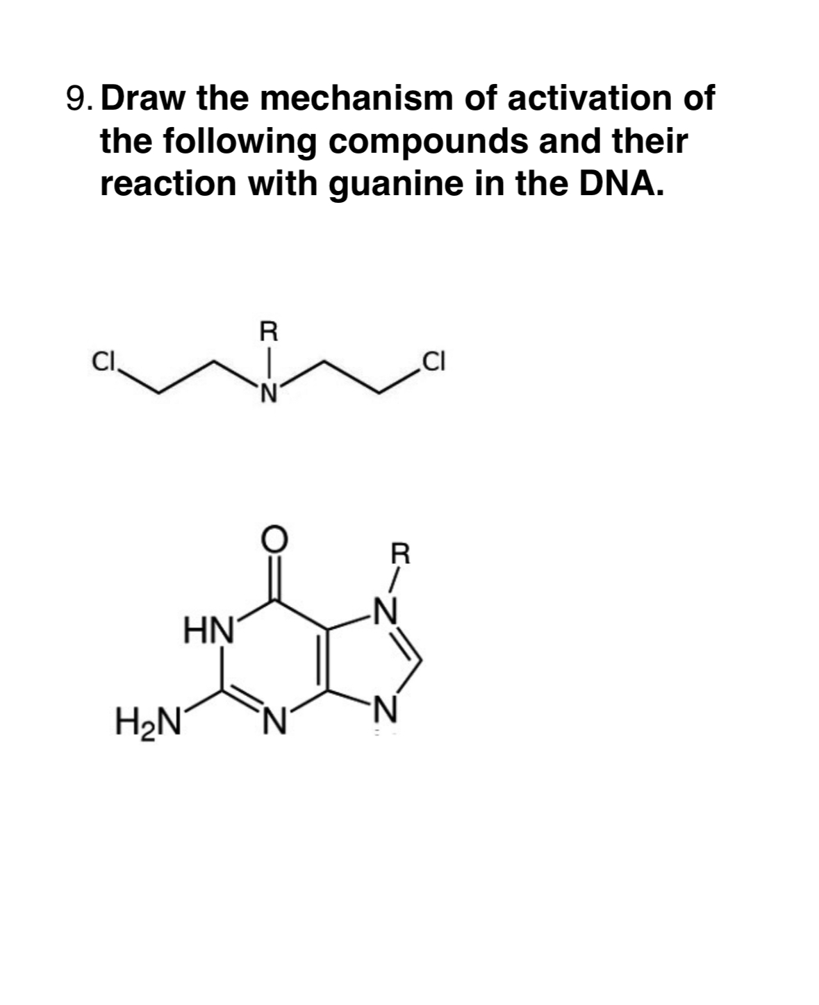 Solved Draw the mechanism of activation of the following | Chegg.com