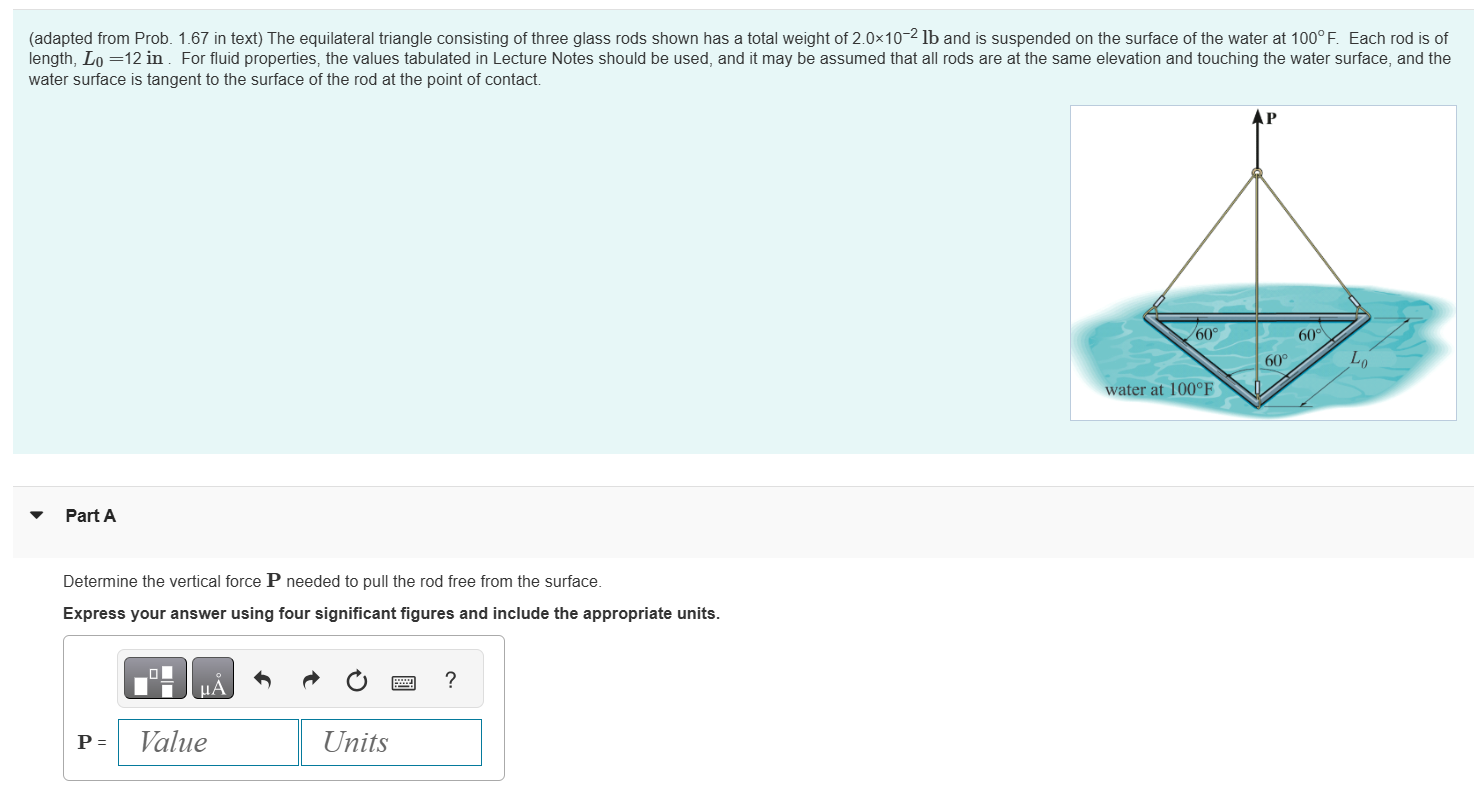 Solved (adapted from Prob. 1.67 ﻿in text) ﻿The equilateral | Chegg.com