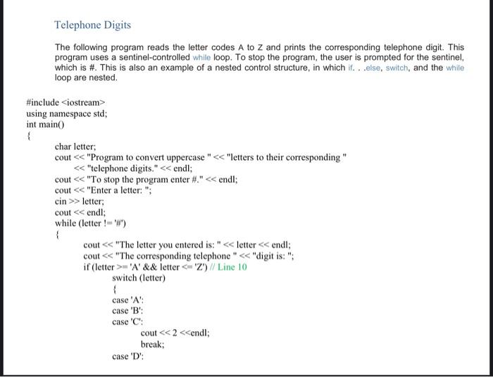Solved case 'E: case ' F; cout