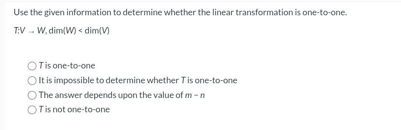 Solved Use the given information to determine whether the | Chegg.com