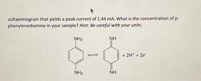 Solved You conduct a cyclic voltammetry experiment with a | Chegg.com