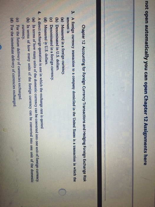 Solved this item does EXERCISE 12-4 Multiple Choice Lo2 103 | Chegg.com