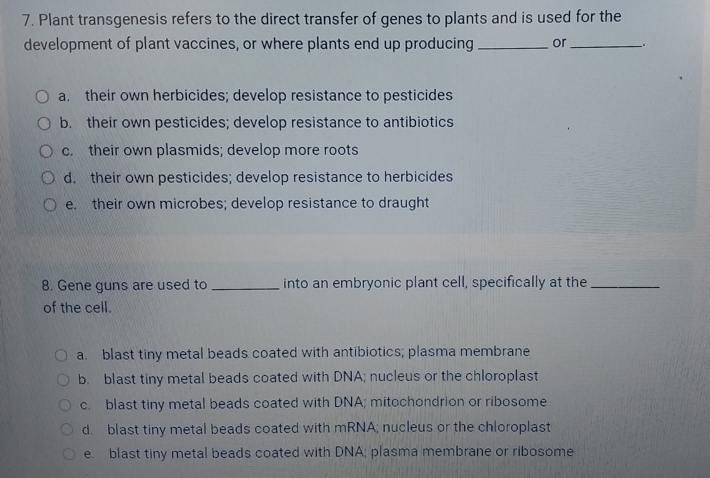 Solved Identification of recombinant bacteria (successfully | Chegg.com