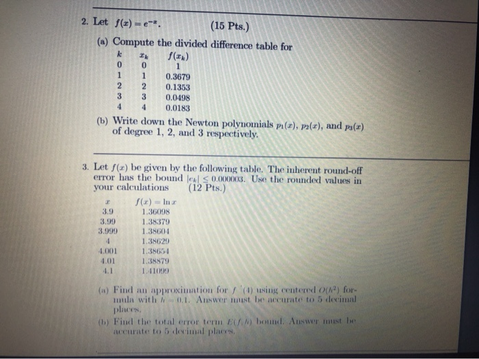 Solved 1. (i) Approximate each integral using the composite | Chegg.com