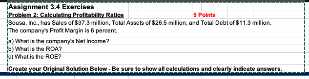 Solved Assignment 3.4 ﻿ExercisesProblem 2: Calculating | Chegg.com