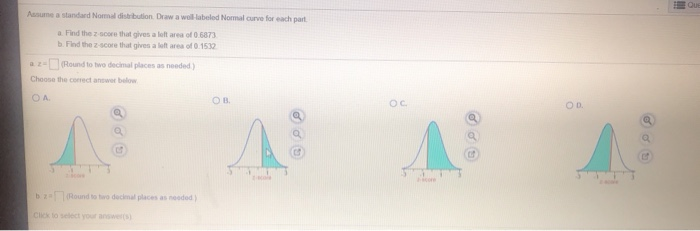 Solved INI Qu Assume a standard Normal distribution Draw a | Chegg.com