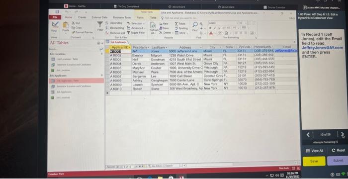 Solved Change the Allow Edits. Allow Additions, and Allow. | Chegg.com