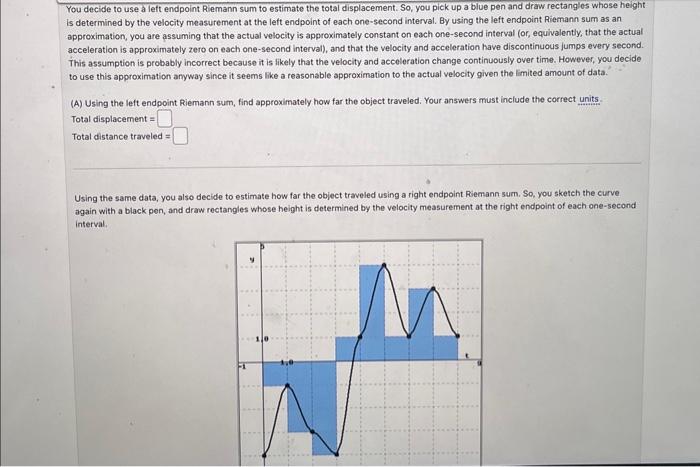 Solved Your task is to estimate how far an object traveled | Chegg.com