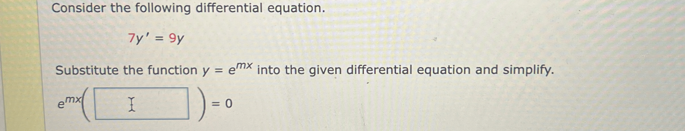 Solved Consider the following differential | Chegg.com