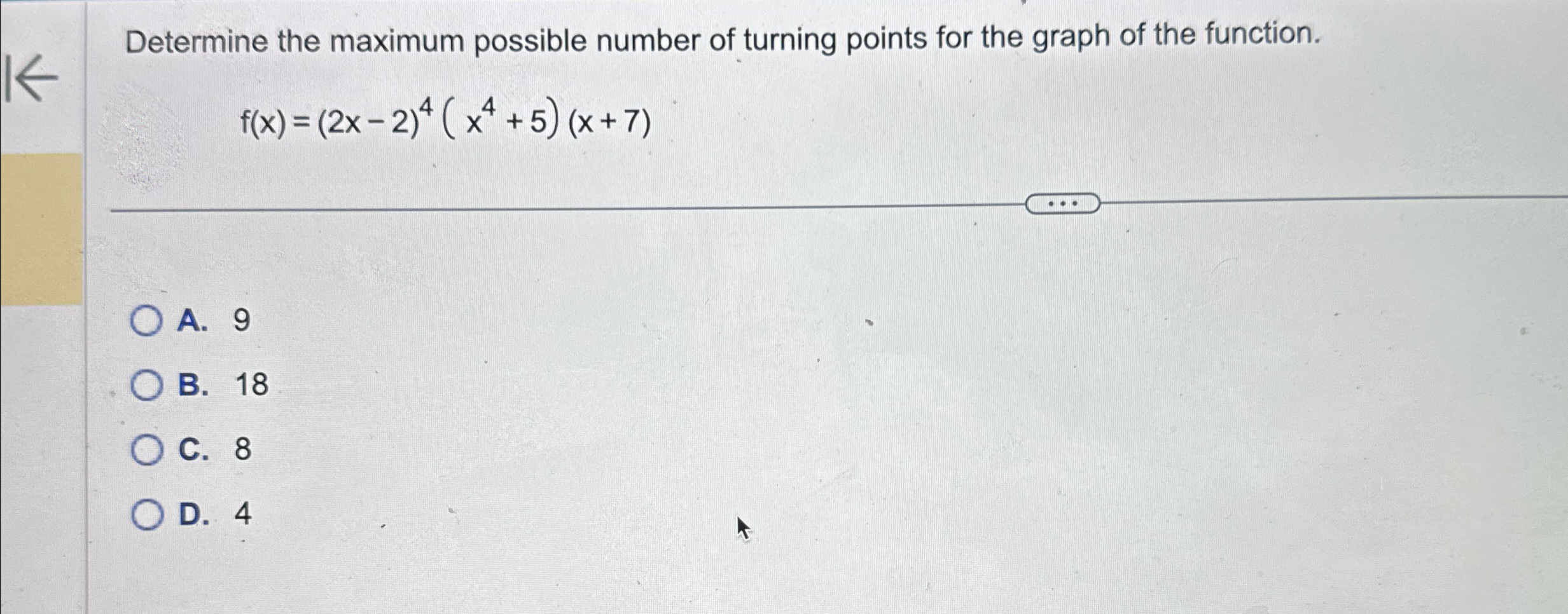 Solved Determine the maximum possible number of turning | Chegg.com