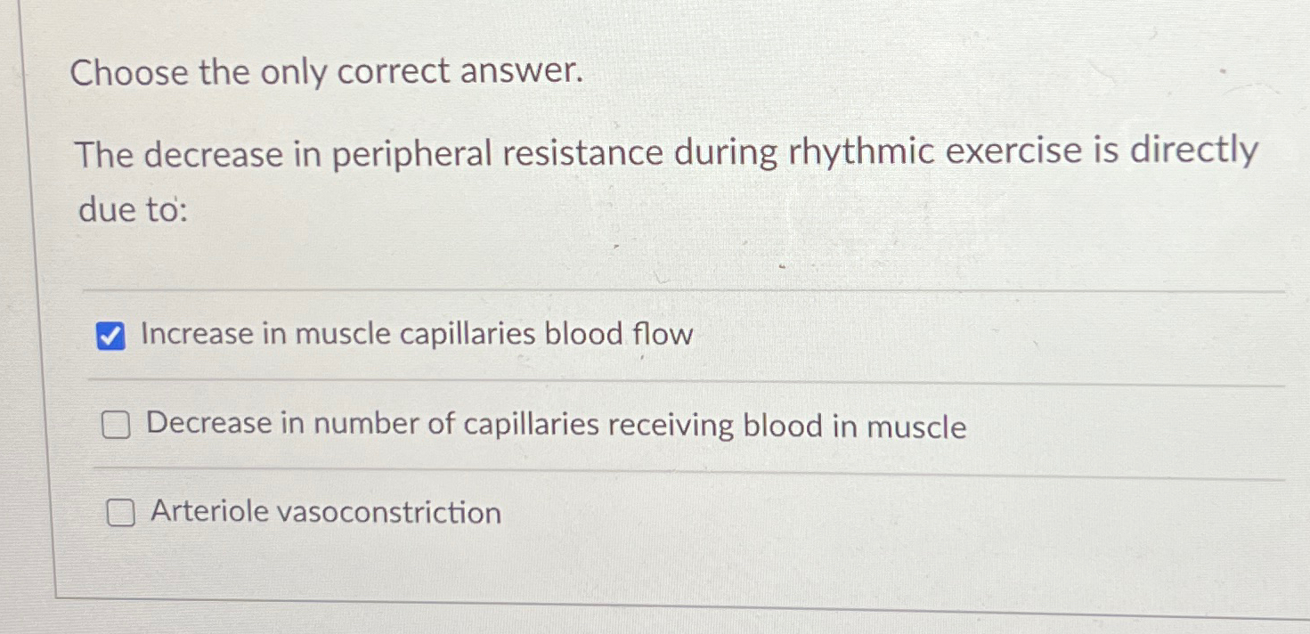 Solved Choose the only correct answer.The decrease in | Chegg.com