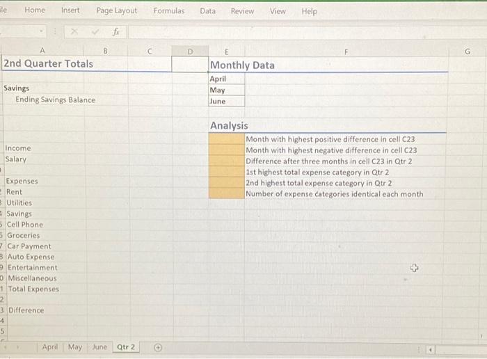 Solved Step Instructions 1 2 Start Excel. Download and open | Chegg.com