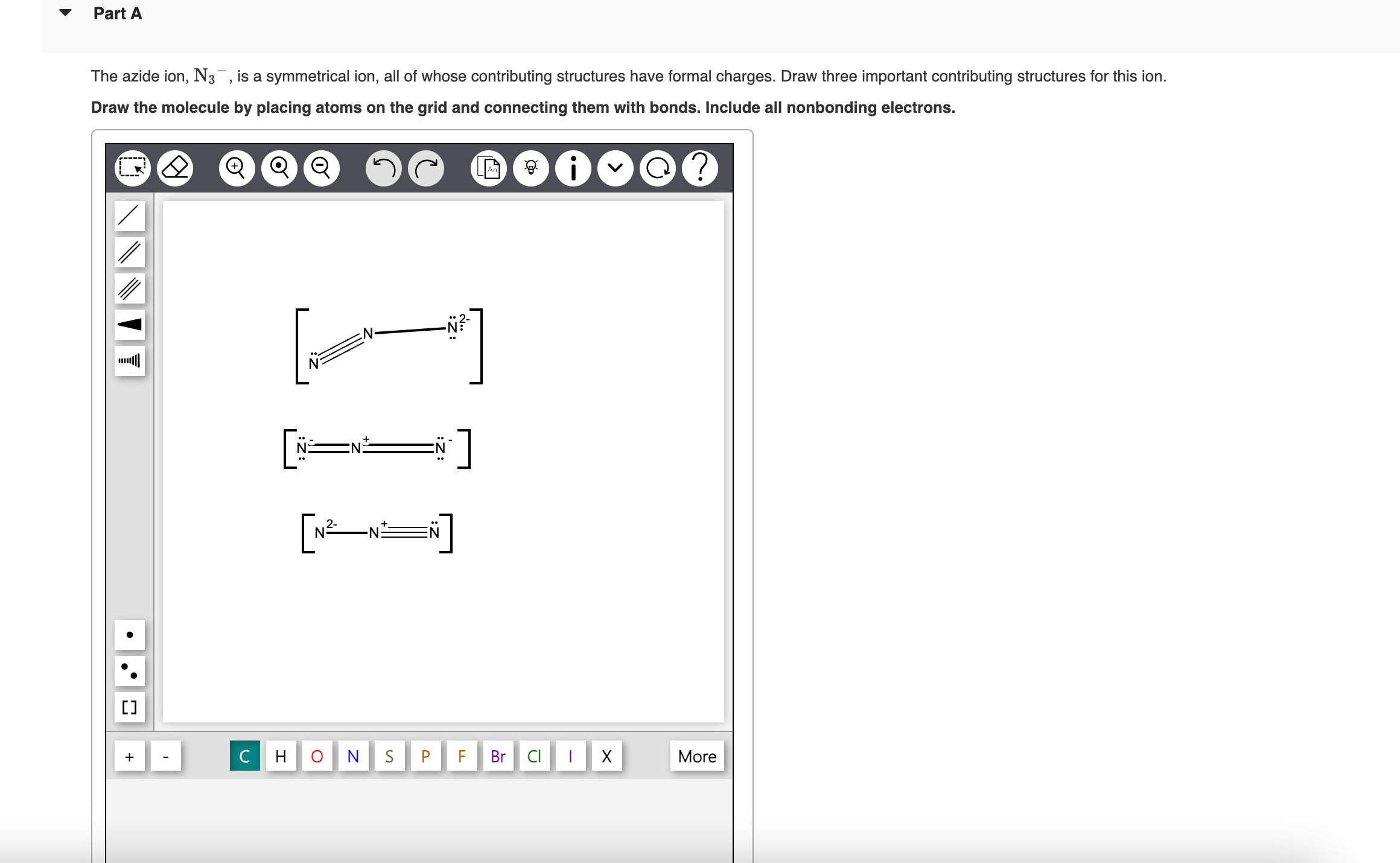 Solved Draw The Lewis Structure Including Resonance