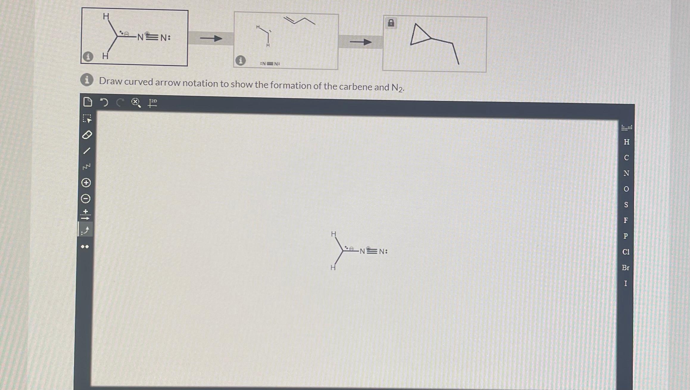 Solved (i) ﻿Draw curved arrow notation to show the formation | Chegg.com
