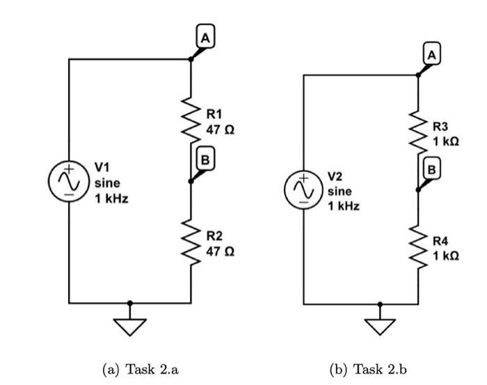 Solved Construct the following circuits in Figure 2a, and | Chegg.com