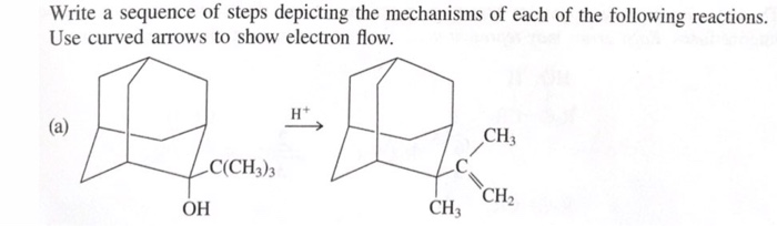 Solved Write a sequence of steps depicting the mechanisms of | Chegg.com