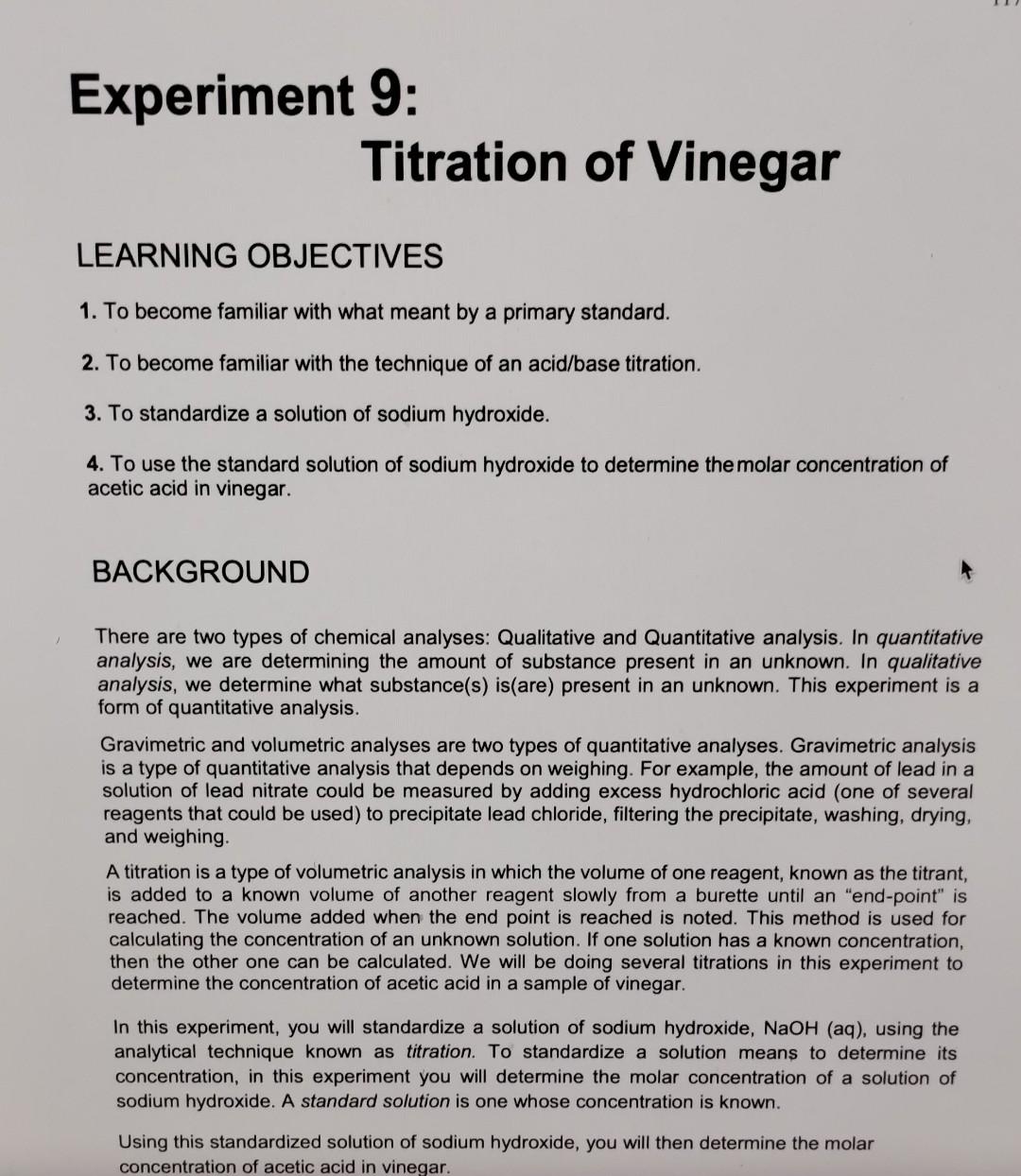 2. To become familiar with the technique of an | Chegg.com