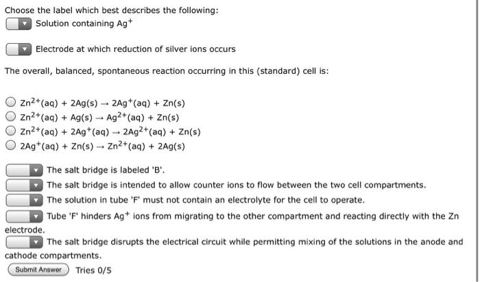 Solved Using tabulated standard reduction potentials from | Chegg.com