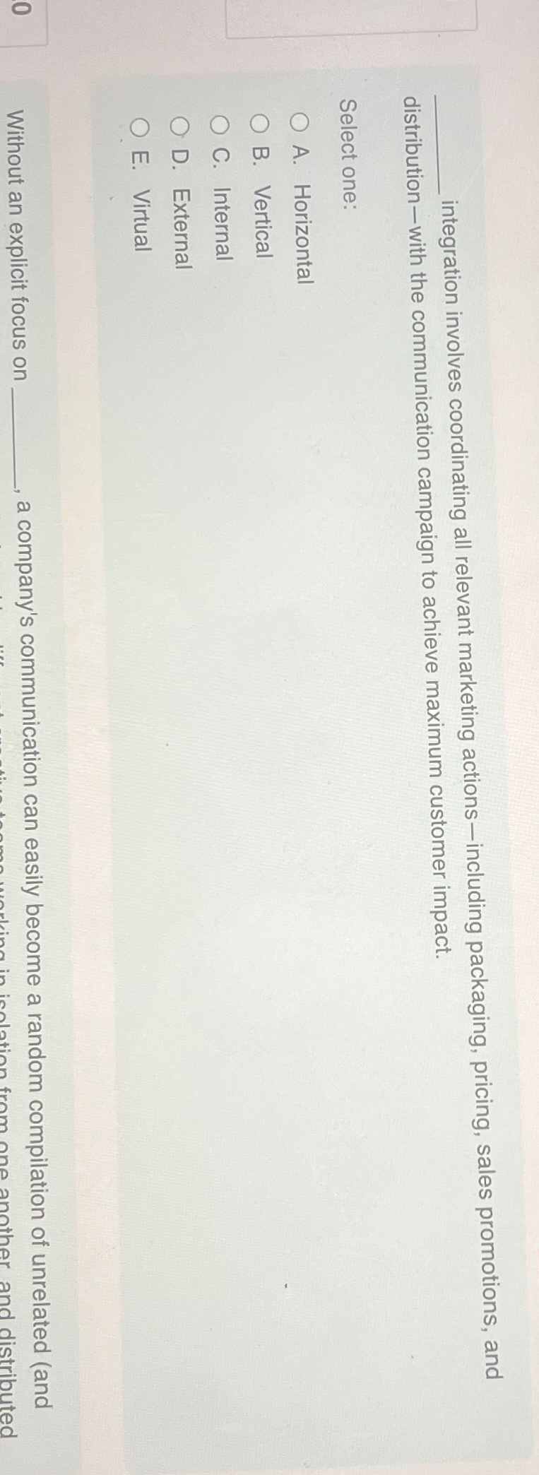 Solved integration involves coordinating all relevant | Chegg.com