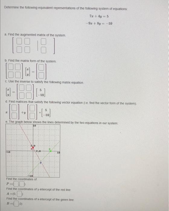 Solved Determine the following equivalent representations of | Chegg.com